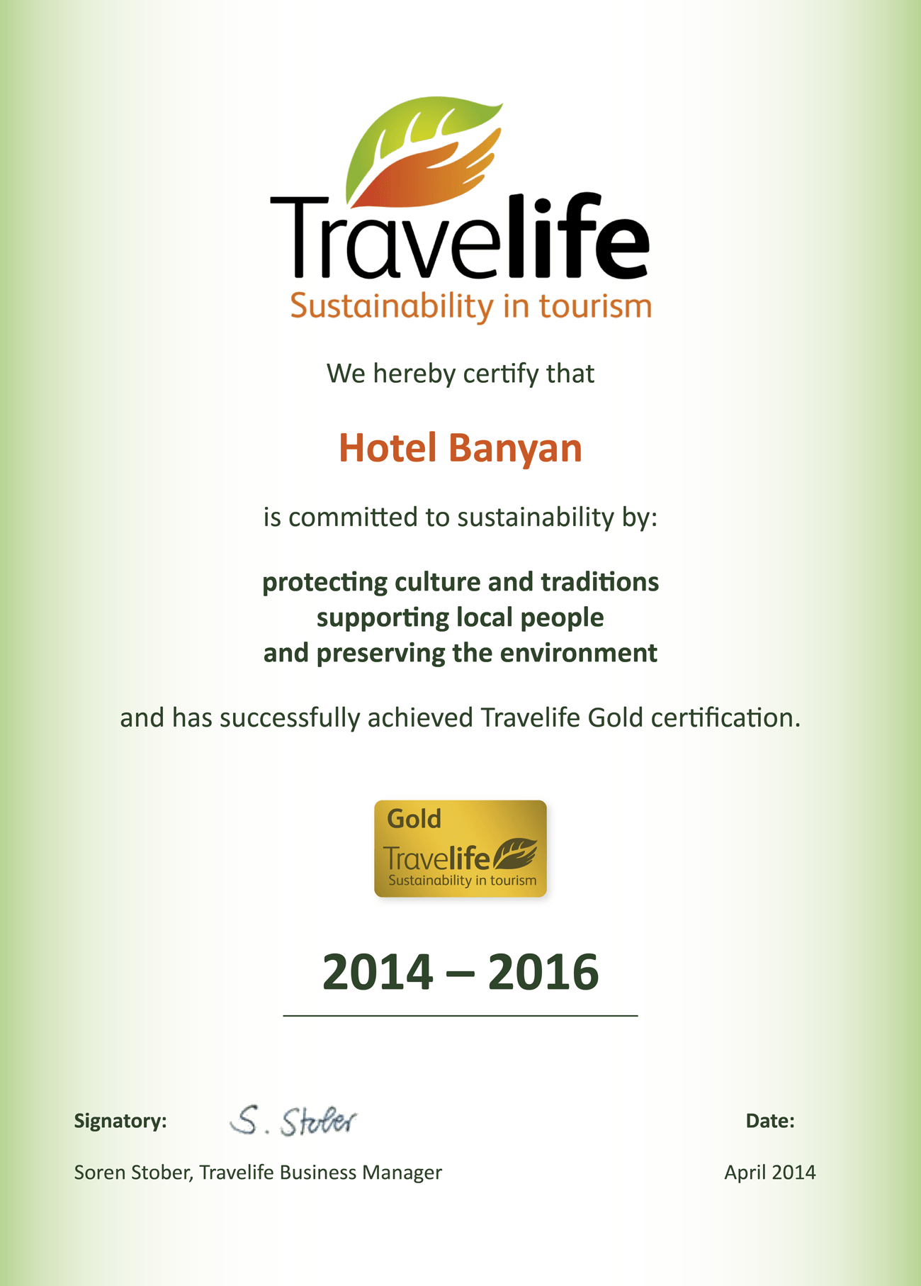 Sustainability - Hotel Banyan - St. Anton am Arlberg